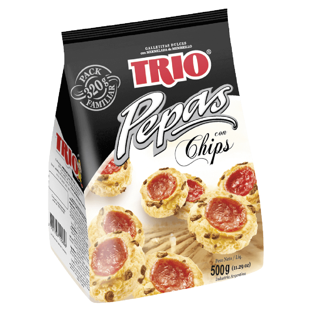 Galletitas Trio Pepas Con Chips X 500 G - Súper El Cóndor