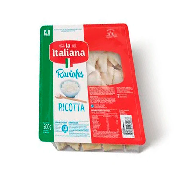 Ravioles De Ricota La Italiana X 500 G - Súper El Cóndor