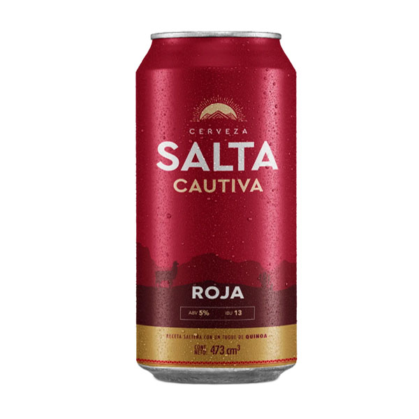 Cerveza Salta Cautiva Roja X 473 Cm - Súper El Cóndor