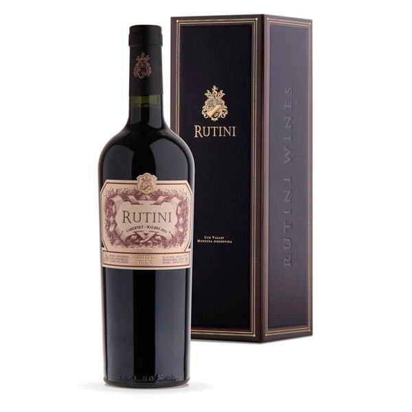 Vino Rutini Malbec Estuche X 750 Ml - Súper El Cóndor